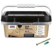 GRK #9 x 3" Deck Elite Screw (80 pack) at Ashby Lumber | GRK Elite Deck ...