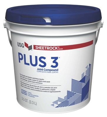 1 Gallon USG PLus 3 Finishing Joint Compound Blue Lid at Builders ...