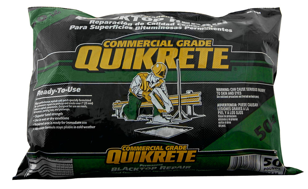 Quikrete Blacktop Patch 50Lb at Building Center Inc | Concrete & Mortar