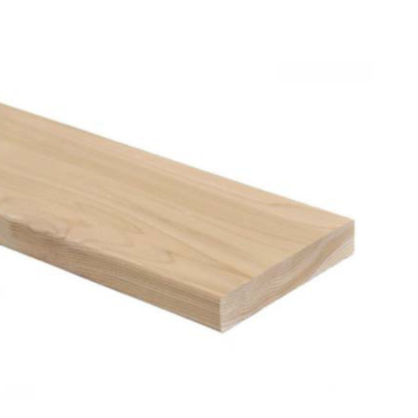 2 in. x 6 in. x 8 ft. S4S Cedar Decking Board at Moscow & Pullman ...