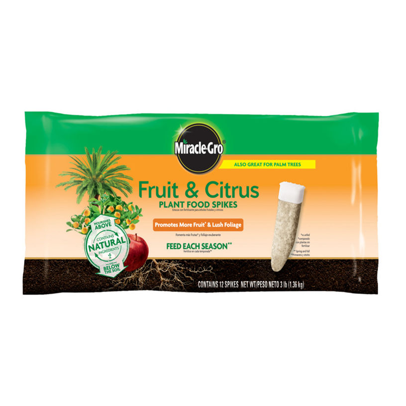 Miracle-Gro Fruit & Citrus Plant Food Spikes (12 pk.) at Moscow ...