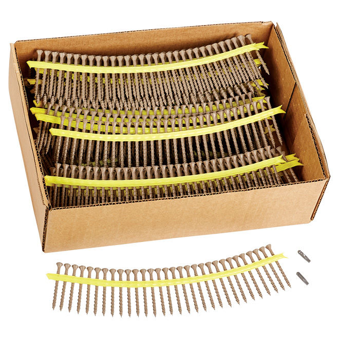 #10 x 2-1/2" Simpson Stainless Steel Deck-Drive Wood Screws 1000Ct at ...