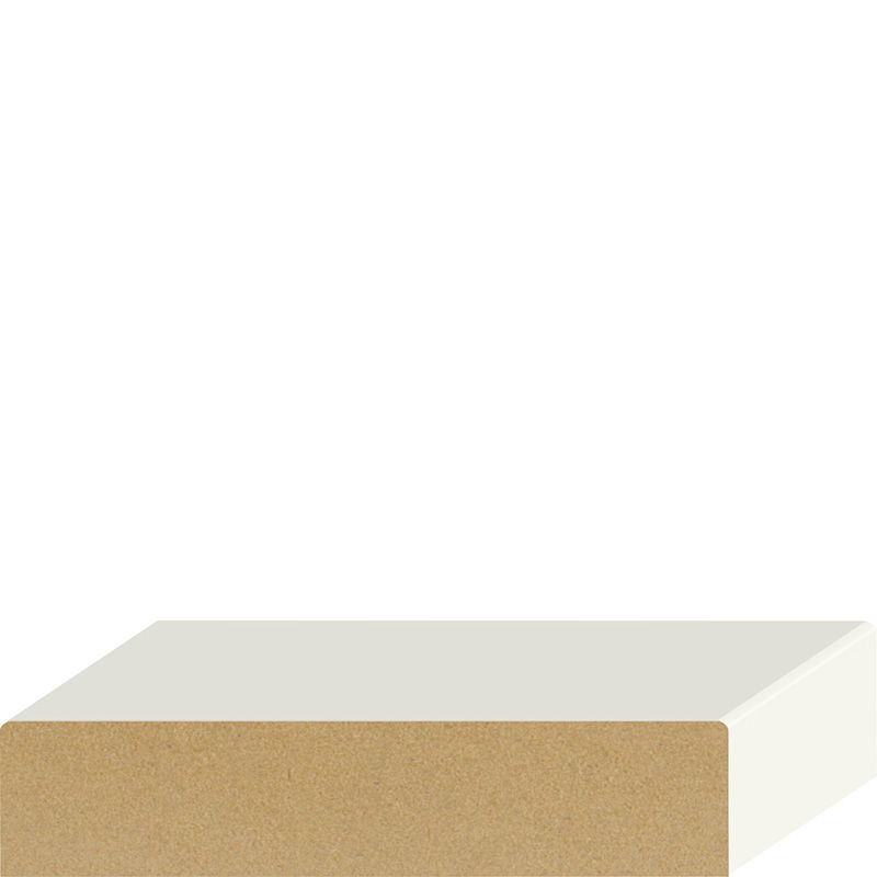 1" x 6" - 8' Primed MDF S4S E2E at Ashby Lumber | MDF General Purpose ...
