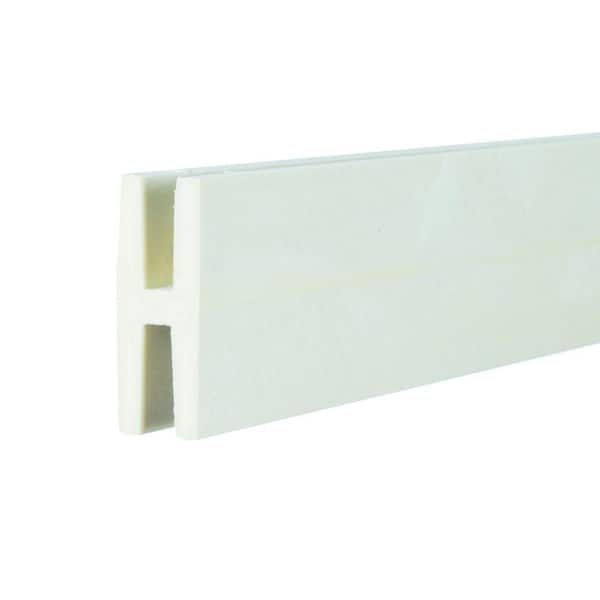 8' Upf Vinyl Lattice H-Channel Divider - White at Kelseyville Lumber ...