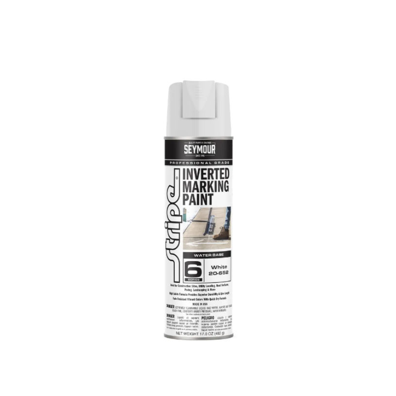 Seymour Inverted Marking Spray Paint White 17 oz. at Moscow & Pullman ...