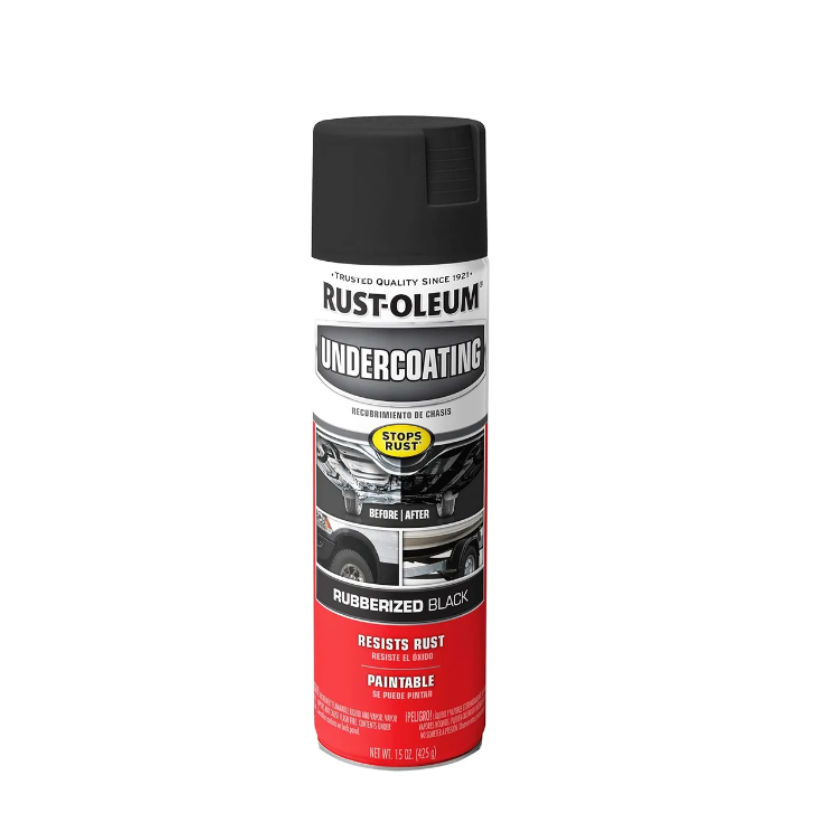Rust-Oleum Undercoating Spray Paint Rubberized Black 15 oz. at Moscow ...