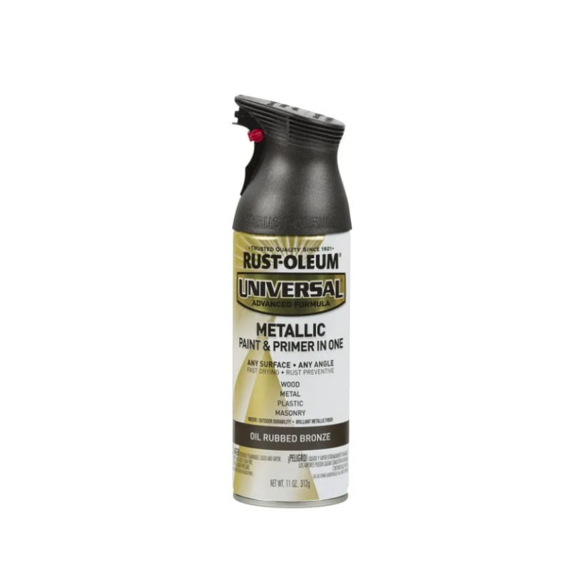 Rust-Oleum Universal Metallic Spray Paint Rubbed Bronze 12 oz. at ...