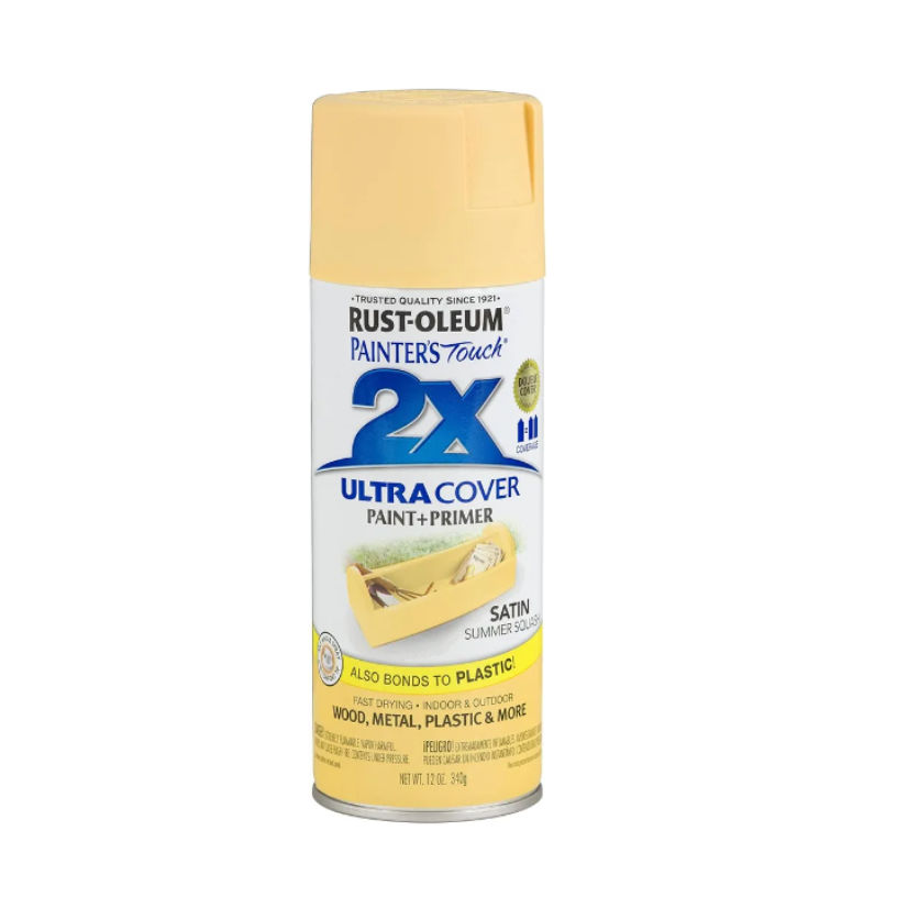 Rust-Oleum 2X Ultra Cover Spray Paint Satin Summer Squash 12 oz. at ...