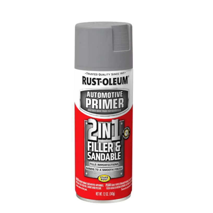 Rust-Oleum Automotive Primer 2 in 1 Spray Paint Gray 12 oz. at Moscow ...