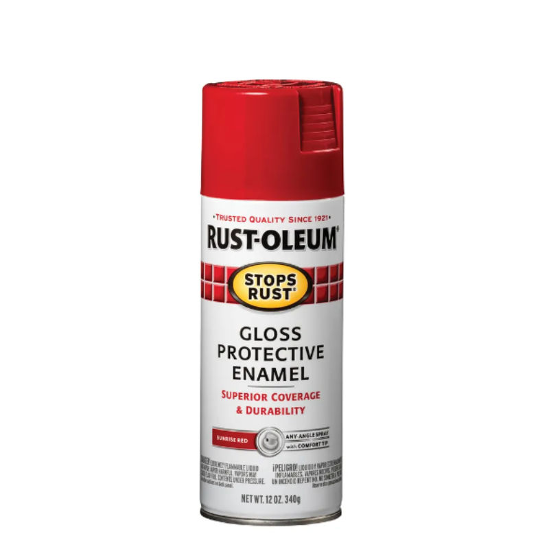Rust-Oleum Stops Rust Spray Enamel Gloss Sunrise Red 12 oz. at Moscow ...