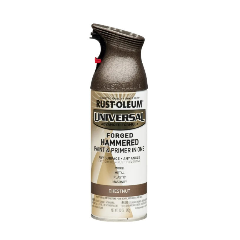 Rust-Oleum Universal Metallic Spray Paint Hammered Chestnut 12 oz. at ...