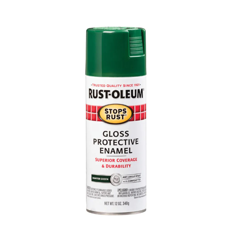 Rust-Oleum Stops Rust Spray Enamel Gloss Hunter Green 12 oz. at Moscow ...