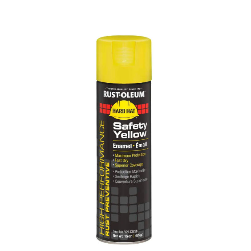 Rust-Oleum Safety Yellow High Performance Spray Paint 15 oz. at Moscow ...