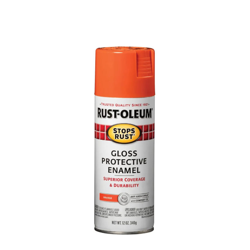 Rust-Oleum Stops Rust Spray Enamel Gloss Orange 12 oz. at Moscow ...