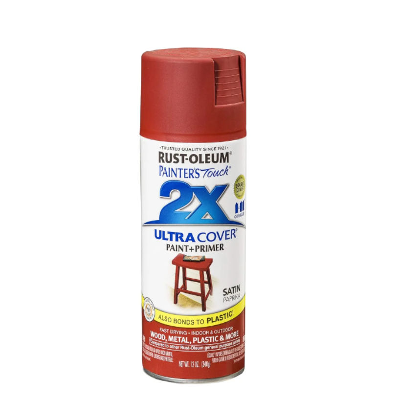 Rust-Oleum 2X Ultra Cover Spray Paint Satin Paprika Orange 12 oz. at ...