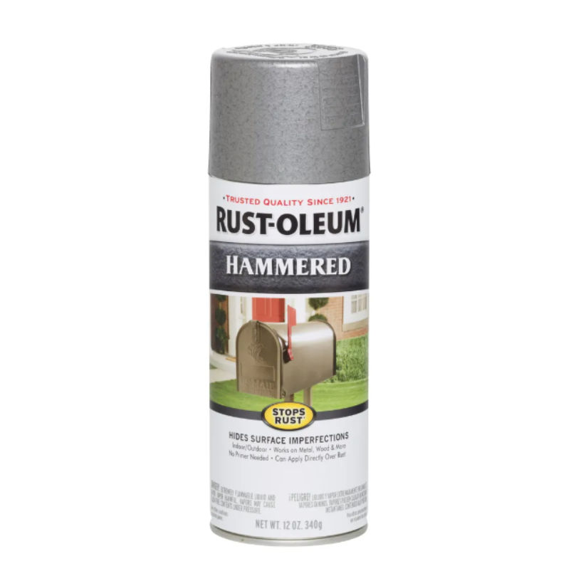 Rust-Oleum Hammered Spray Paint Silver 12 oz. at Moscow & Pullman ...