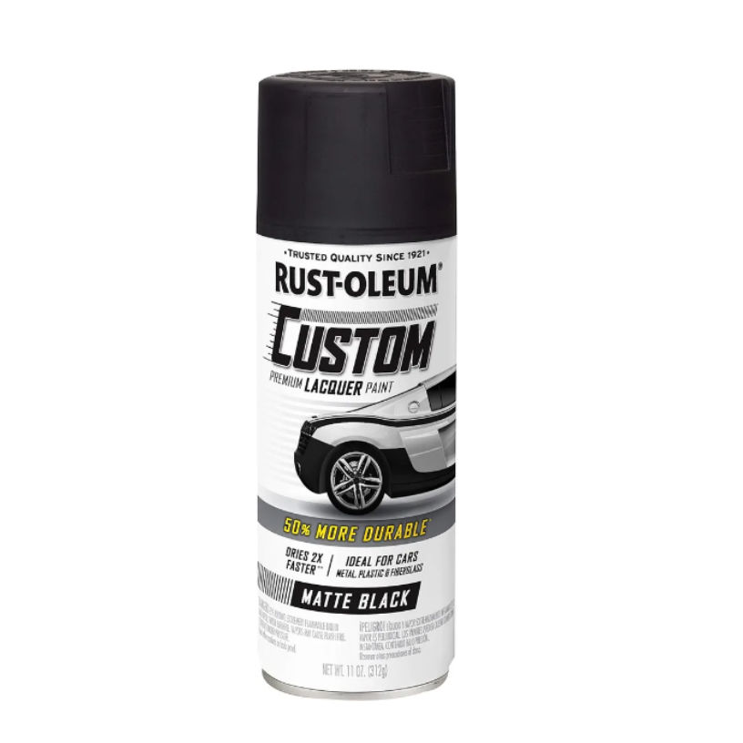 Rust-Oleum Auto Custom Spray Paint Matte Black 12 oz. at Moscow ...