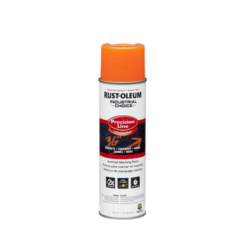 Rust-Oleum Precision Line Inverted Marking Paint High Visibility Orange ...