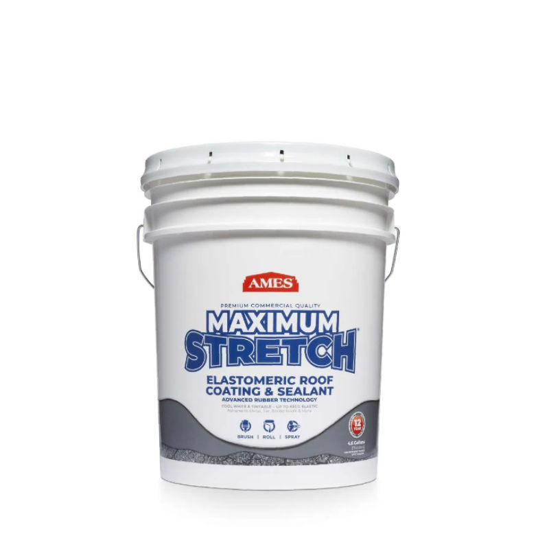 Ames Elastomeric Roof Coating Maximum Stretch 5 Gal At Moscow
