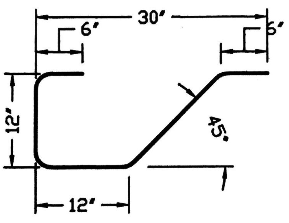 10MM 12"x12" Stirrup Thickened Edge at Lumbercart