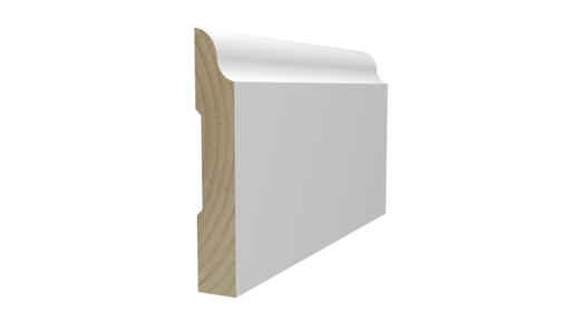 16' Primed Colonial Baseboard Moulding WM663 - 9/16" x 3-1/4" at Tart ...