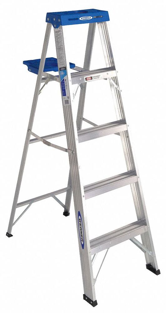 Werner 5' Aluminum Step Ladder Type1/250Lb (365) 1 at Kelseyville ...