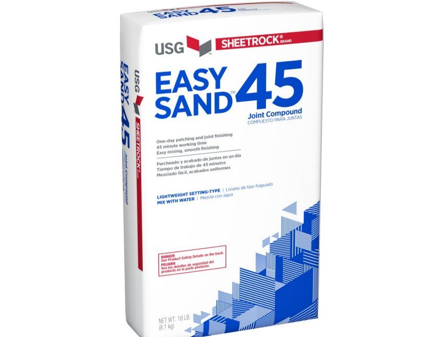 USG- Easy Sand 45 - Lightweight Setting-Type Joint Compound - 18lb. at ...