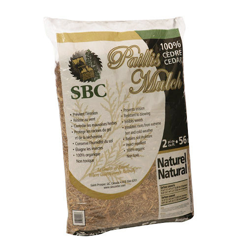 Mulchex 2Cuft Natural Cedar Mulch at Belletetes | Mulch