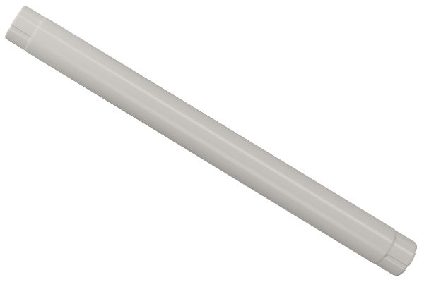 Nordic Gutter 4" Downspout Bridge White 23GA Steel at Belletetes | Roof ...