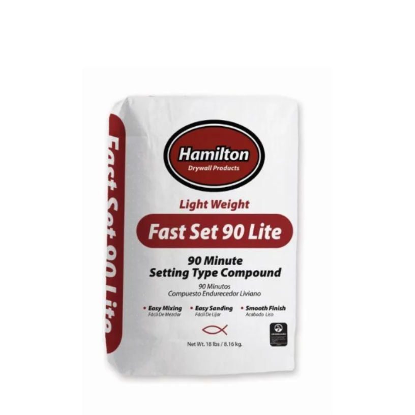 Hamilton 90-Minute Fast Set Lite Type Compound White 18 lbs. at Moscow ...