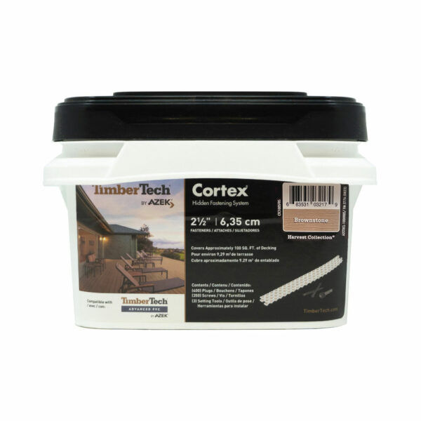 Collated Cortex - 100 Sq Ft Harvest Brownstone (350 Screws, 400 Plugs ...