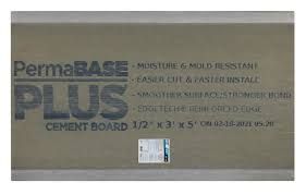 3x5 x 1/2" Perma Base Tile Board at Builders' General | Sheetrock