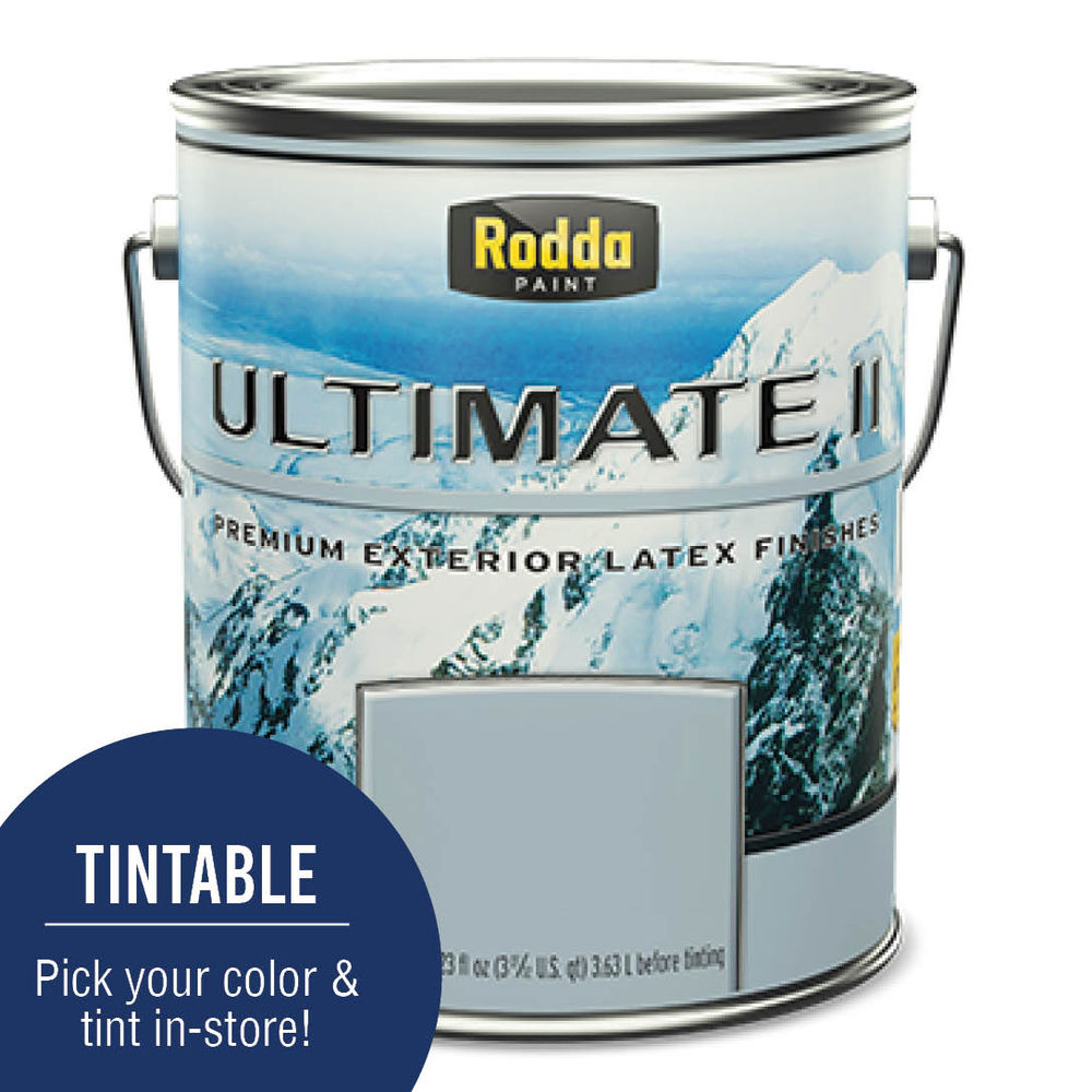 Rodda Ultimate II Exterior Latex Paint Satin Neutral Base 1 gal. at ...