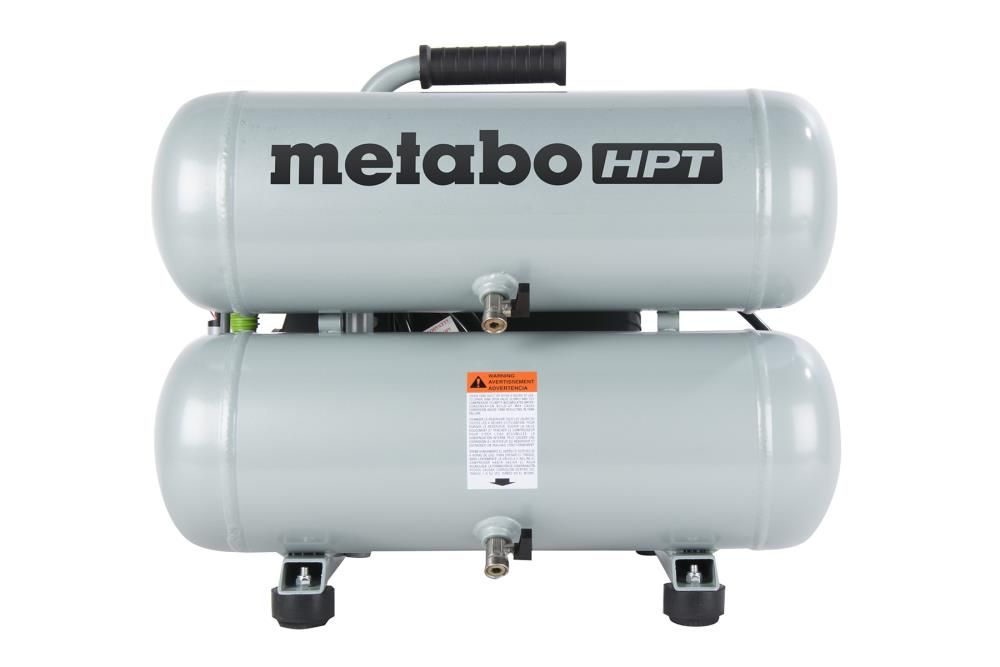 Metabo Hitachi HPT 2Hp Electric Compressor 4 Gallon Twin Stack at ...