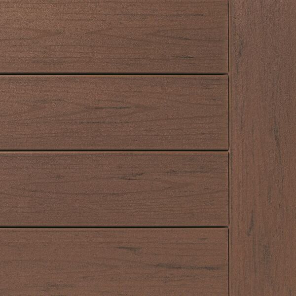 5/4x6x12' Timbertech Brown Oak Grooved Terrain Collection at Builders ...