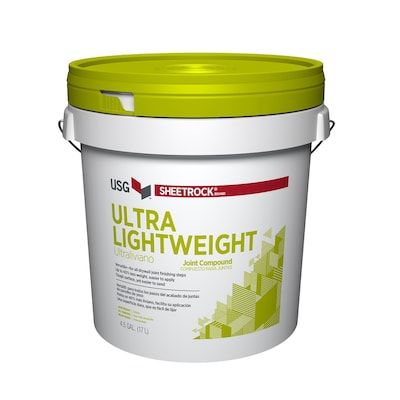 4.5Gal Pail USG Ultra Lightweight Joint Compound (Lime Green Lid) at ...