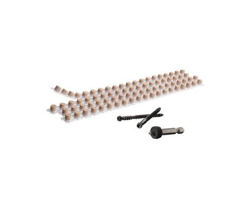 Slate Gray Cortex Azek Deck Fastener Covers, 300 Sq. Ft. (1050 Screws ...
