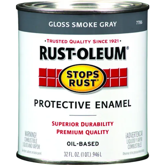 Rustoleum Smoke Gray Quart at Ashby Lumber | Rustoleum Oil-Based Color ...