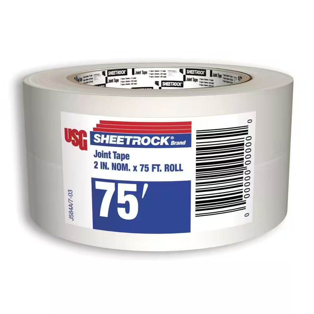 USG 75' Roll Paper Drywall Tape at Builders' General | Compounds & Spackle
