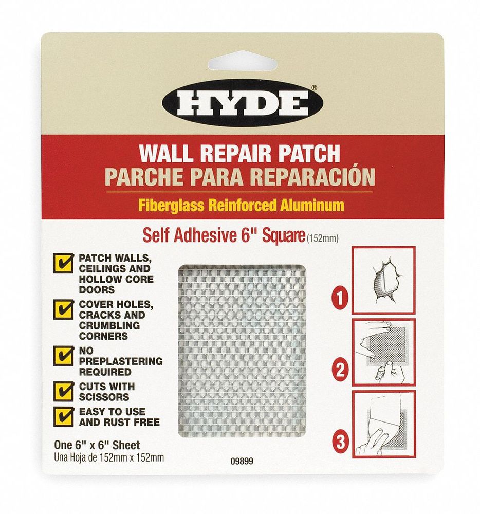 Hyde 6" X 6" Drywall / Sheetrock Wall Patch & Repair at Builders ...