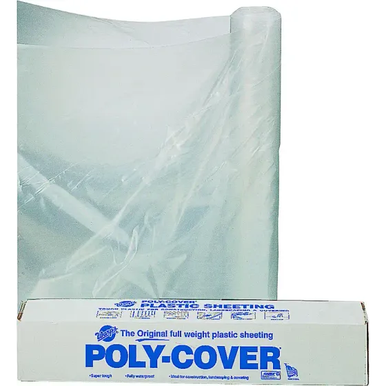 Roll 004 Mil Clear Visqueen 16' x 100' Poly Sheeting at Builders ...
