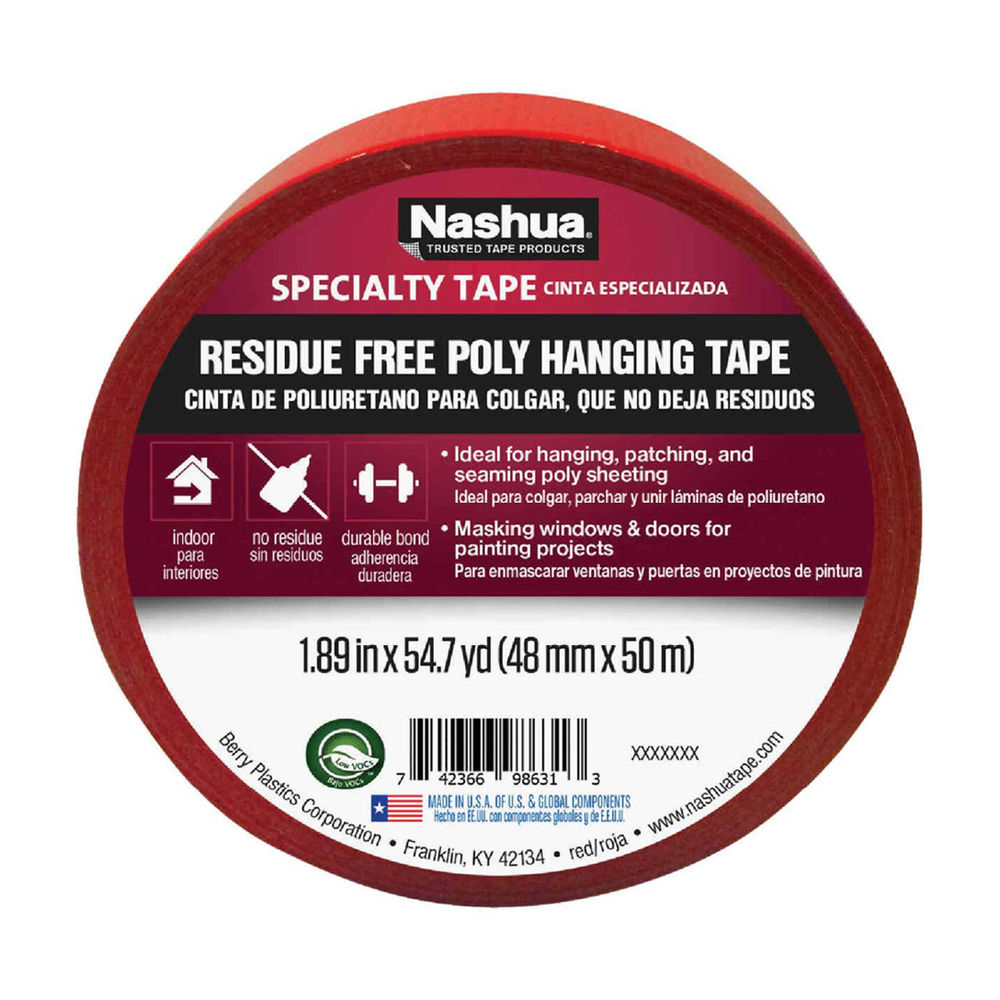 Nashua Red Residue-Free Sheeting Tape 1.89 in. x 54 yd. at Moscow ...