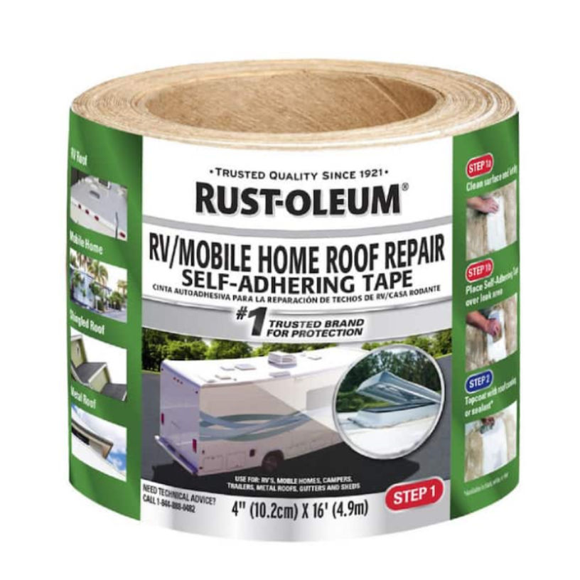 Rust-Oleum Self Adhering Roof Fabric 4 in. x 16 ft. at Moscow & Pullman ...