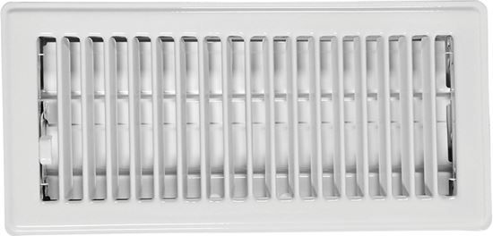 Floor Diffuser 12" x 4" White at Ashby Lumber | Floor Diffuser Vents