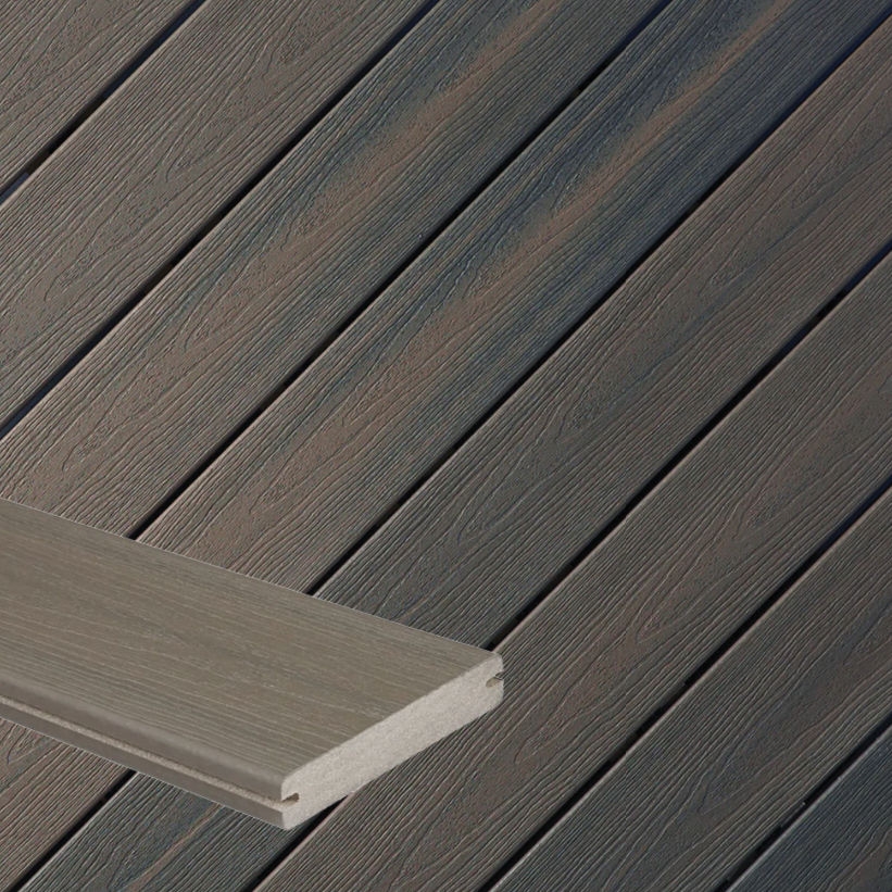 Fiberon Sanctuary Latte 1 in. x 6 in. x 20 ft. Grooved Edge Decking at ...