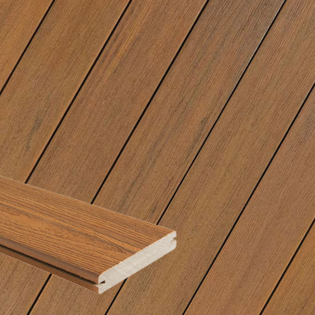 Fiberon Sanctuary 1 in. x 6 in. x 16 ft. Grooved Edge Composite Decking ...