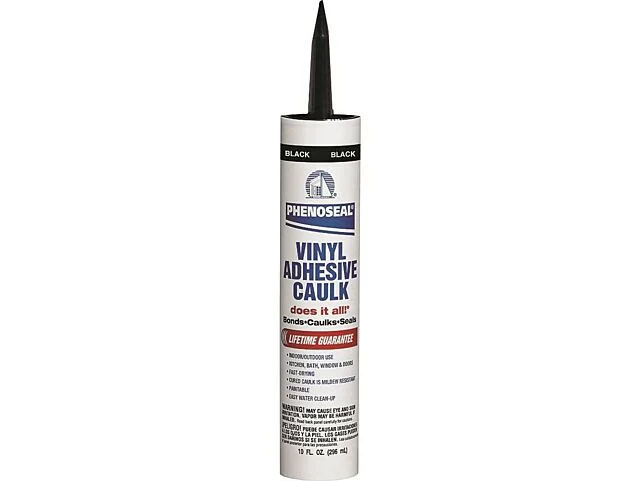 10Oz Black Phenoseal Does It All Vinyl Adhesive Caulk at Builders ...