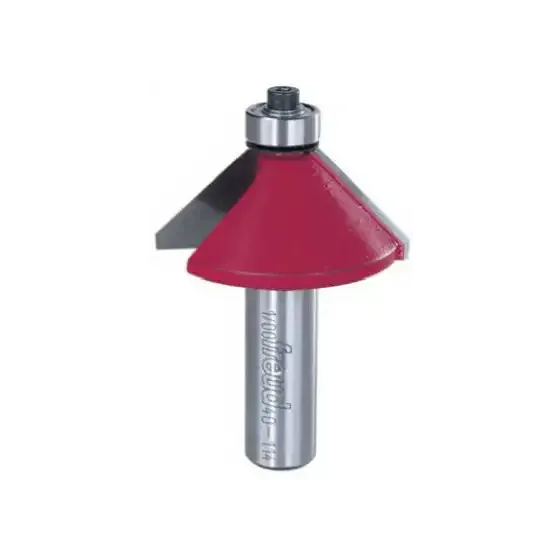 Freud 45 Degree (1-3/4" X 5/8" X 1/2") Chamfer Router Bit at Builders ...