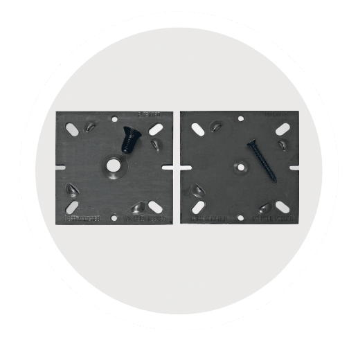 Lally Column Cap & Base 3.5" #5903575 (B3506) at Belletetes | Lally Columns