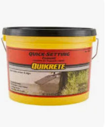 Quikrete Quick Set Cement 10lb at Ashby Lumber | Fast Setting Cement